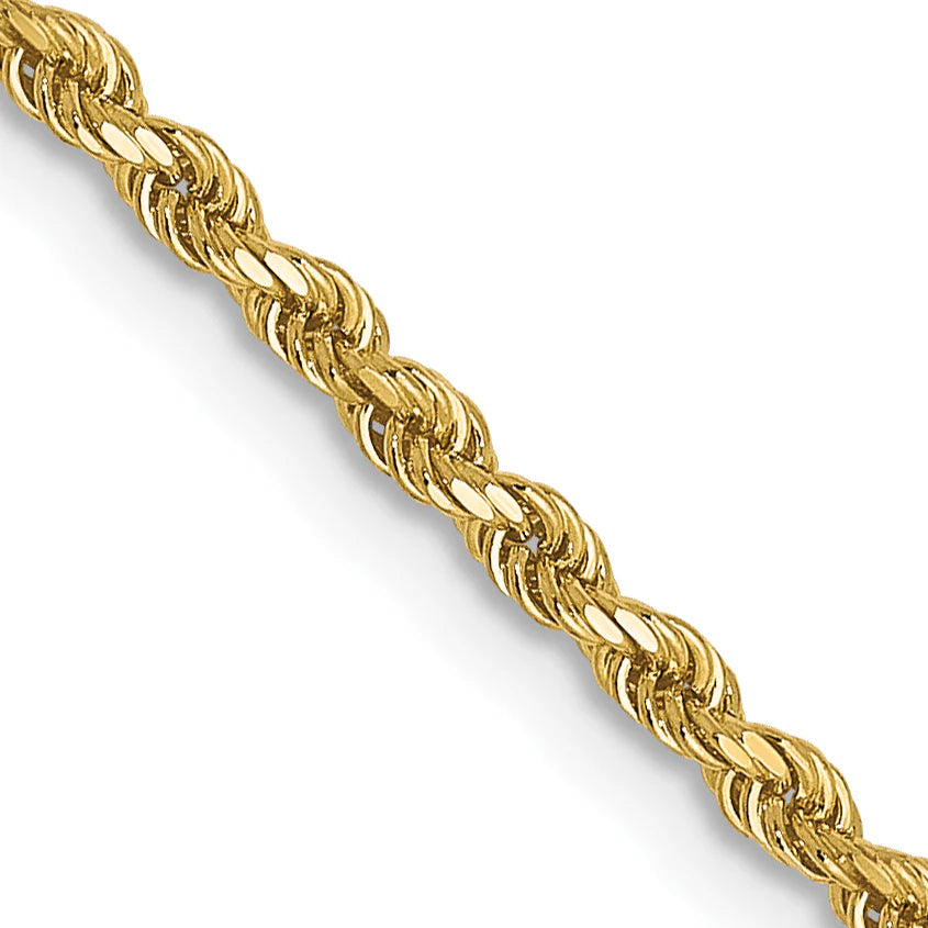 1.5MM 10K SOLID GOLD ROPE DC CHAIN