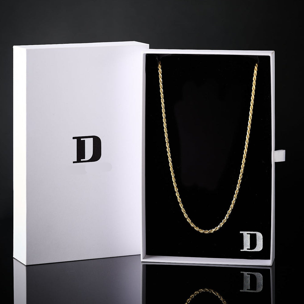 1.5MM 10K SOLID GOLD ROPE DC CHAIN