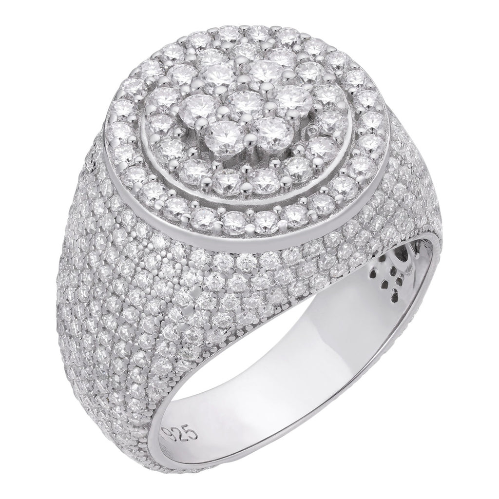 Round Bling CZ Diamond 925 Ring – Daniel Jeweler