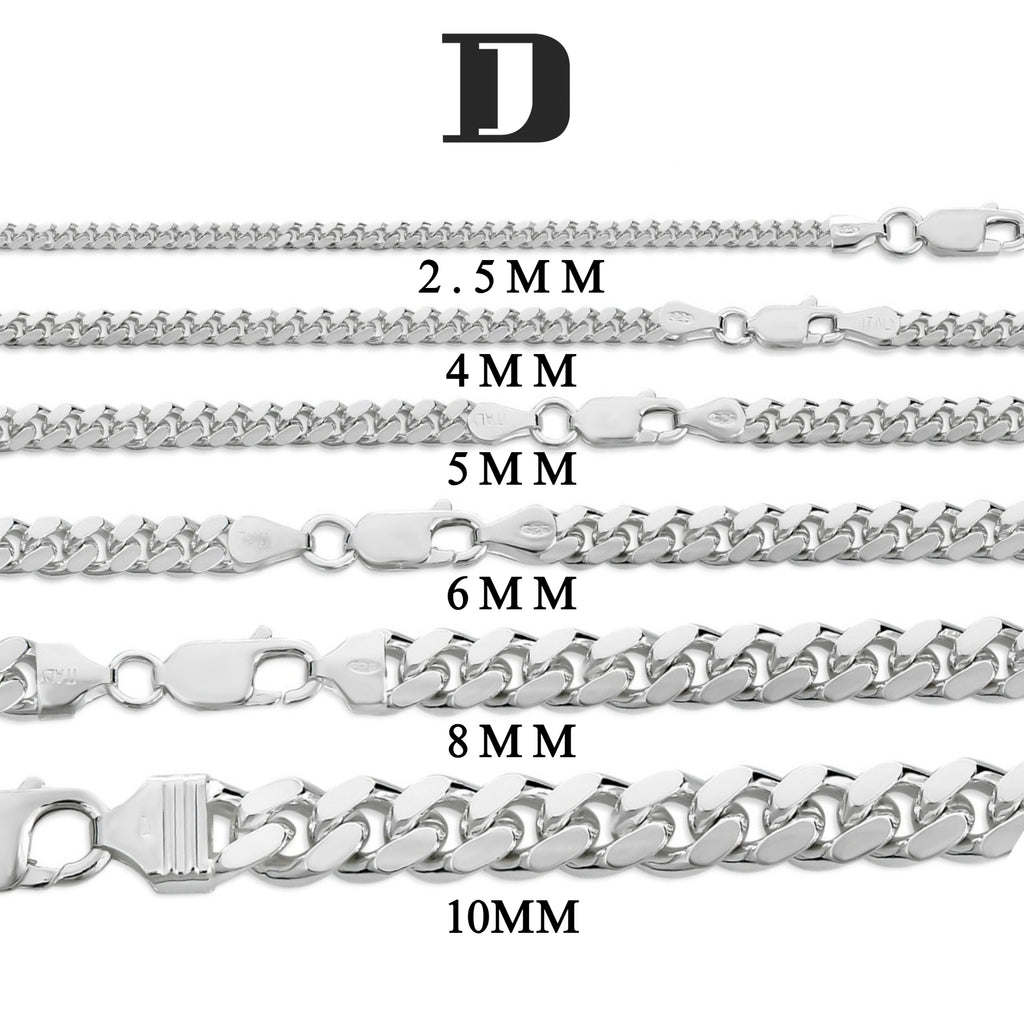 4mm Miami Cuban Lobster Necklace – Daniel Jeweler